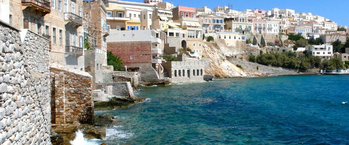 Greek islands tall ship cruise, with excursion program